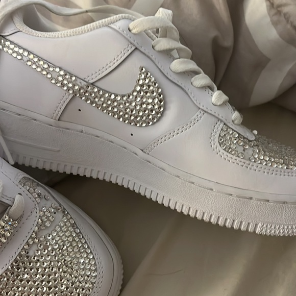 Nike | Shoes | Blinged Out Nike Air Force Ones | Poshmark
